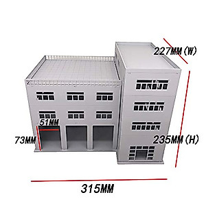 Outland Models Scenery for Model Cars 3-Stall Truck Garage/Engine House 1:64 S Scale
