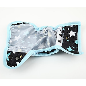 Sigzagor Newborn Baby Diaper Nappy Cover 8lbs-10lbs (Stars)