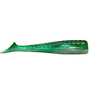 6" RonZ Z-Fin Paddle Tail Replacement Bodies Mackerel (2 Pack)