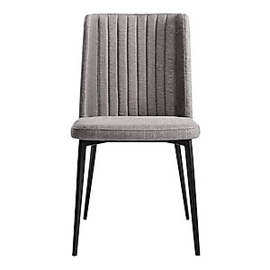 Armen Living Maine Dining Chair, Gray