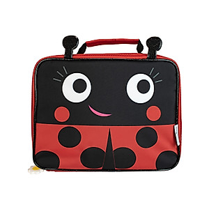 Harry Bear Kids Lunch Bag Red Ladybug