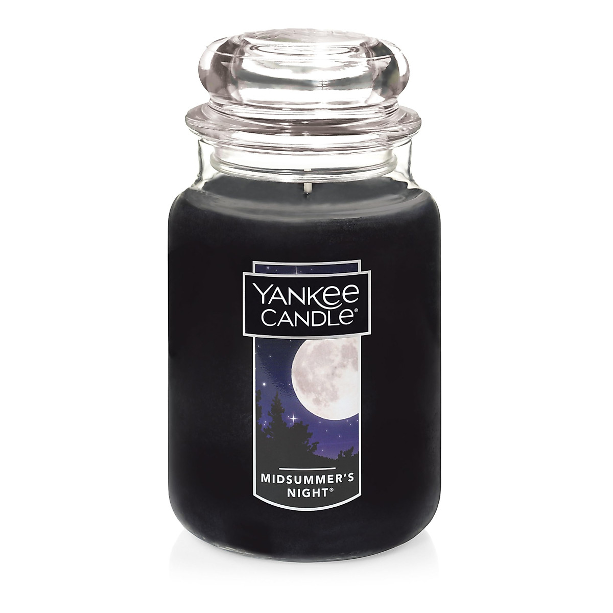 Yankee Candle MidSummer's Night Scented, Classic 22oz Large Jar Single Wick Candle, Over 110 Hours of Burn Time