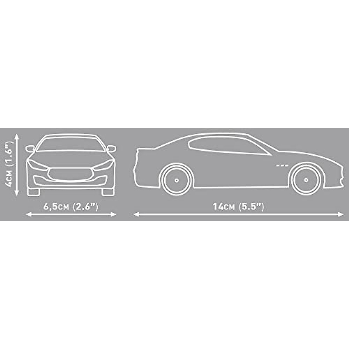 COBI Maserati Collection Maserati Ghibli Hybrid Vehicle, White