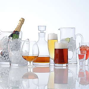 LSA International Bar Shot Glass (4 Pack), 3.4 fl. oz., Clear