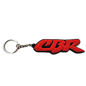 Decor Season Rubber Motorcycle Key Holder Chain Fob Rings Compatible With Honda CBR