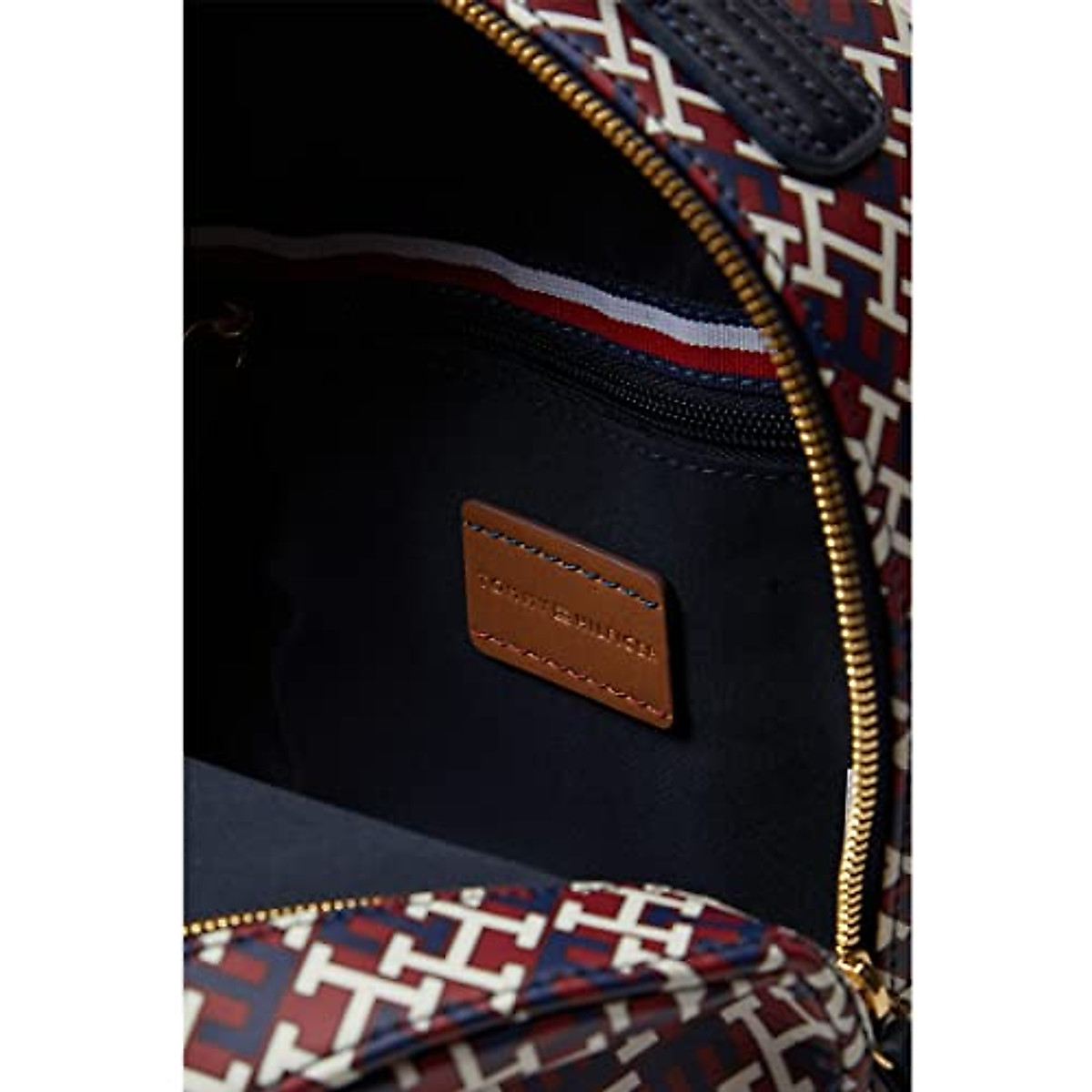 Tommy Hilfiger Darcy Mini Dome Backpack Eu Mono PVC Red/White/Blue Multi One Size