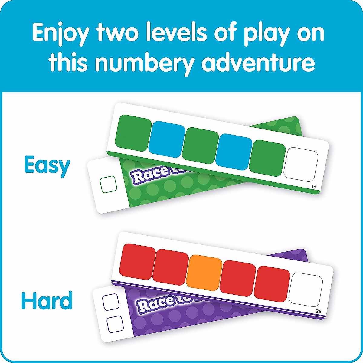 hand2mind Numberblocks Race to Pattern Palace! Board Game, Educational Board Games, Numbers for Toddlers, Math Toys for Kids 3-5, Preschool Learning Activities, Birthday Gifts for Kids