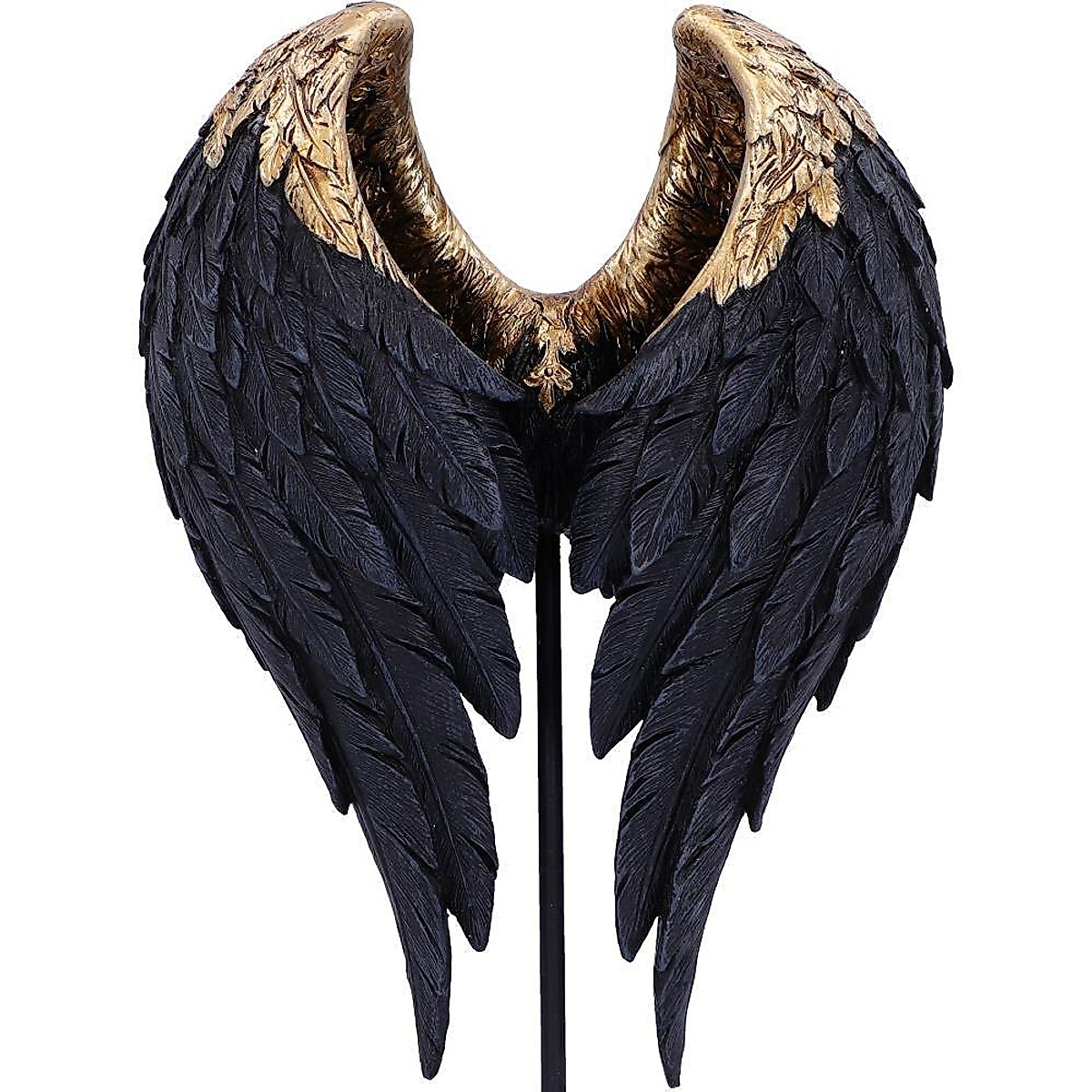 Nemesis Now Dark Angel Gothic Fallen FAE Wing Sculpture Figurine, Black, 26cm