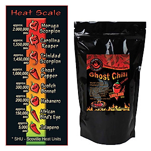 Bhut Jolokia Smoked Flakes | Crushed Smoked Ghost Pepper (2oz)