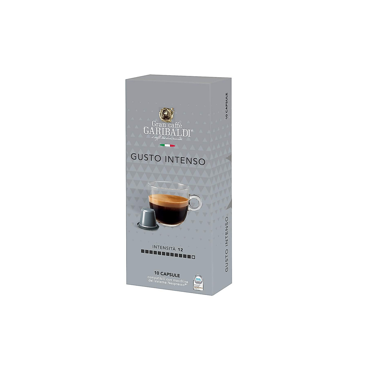 Gran Caffè Garibaldi Nespresso* compatible capsules (Variety Pack, 60 Count)