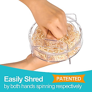 Chicken Shredder - Clear Chicken Shredder Tool Twist, Meat Shredder Tool Twist, Chicken Breast Food Shredded Tool Twist Grinder Machine for Dog and Cat Food Meal Prep