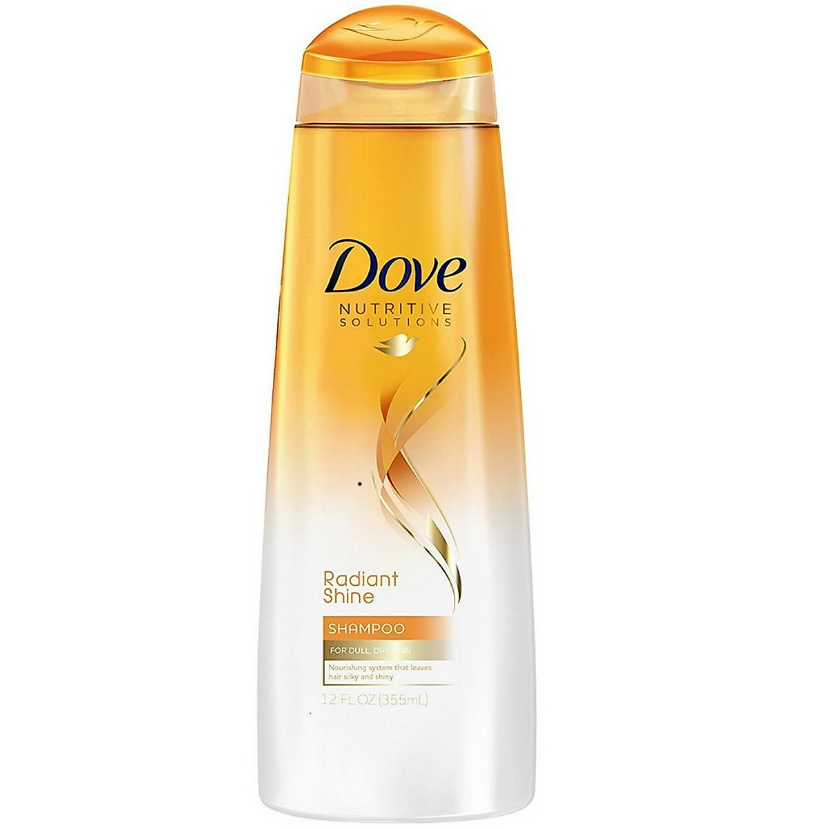 Dove Shampoo, Radiant Shine 12 oz