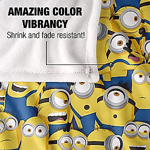 Minions Blanket, 36"x58", Minion Group Silky Touch Super Soft Throw Blanket