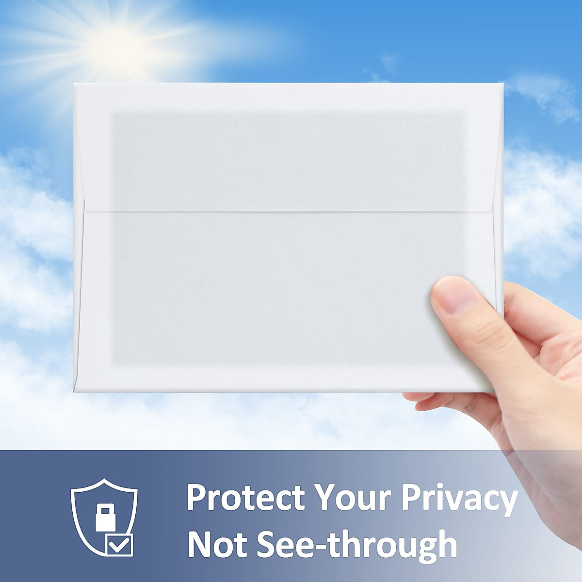 ValBox 100 Qty A6 Envelopes Self Seal 6.5 x 4.75" White Kraft Paper Invitation Envelopes for 4x6 Cards, Photos, Invitations, Weddings, Baby Shower, Birthday, Announcements, RSVP (A6)