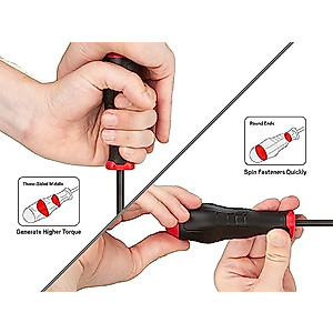 TEKTON High-Torque Black Oxide Blade Screwdriver Set, 16-Piece (#0-#3, 1/8-5/16 in.) | DRV41217