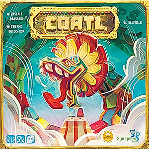 Synapses Games: Coatl, Strategy Board Game, Play in Solo Mode, Or With Up to 4 Players, 30 to 60 Minute Play Time, For Ages 10 and up