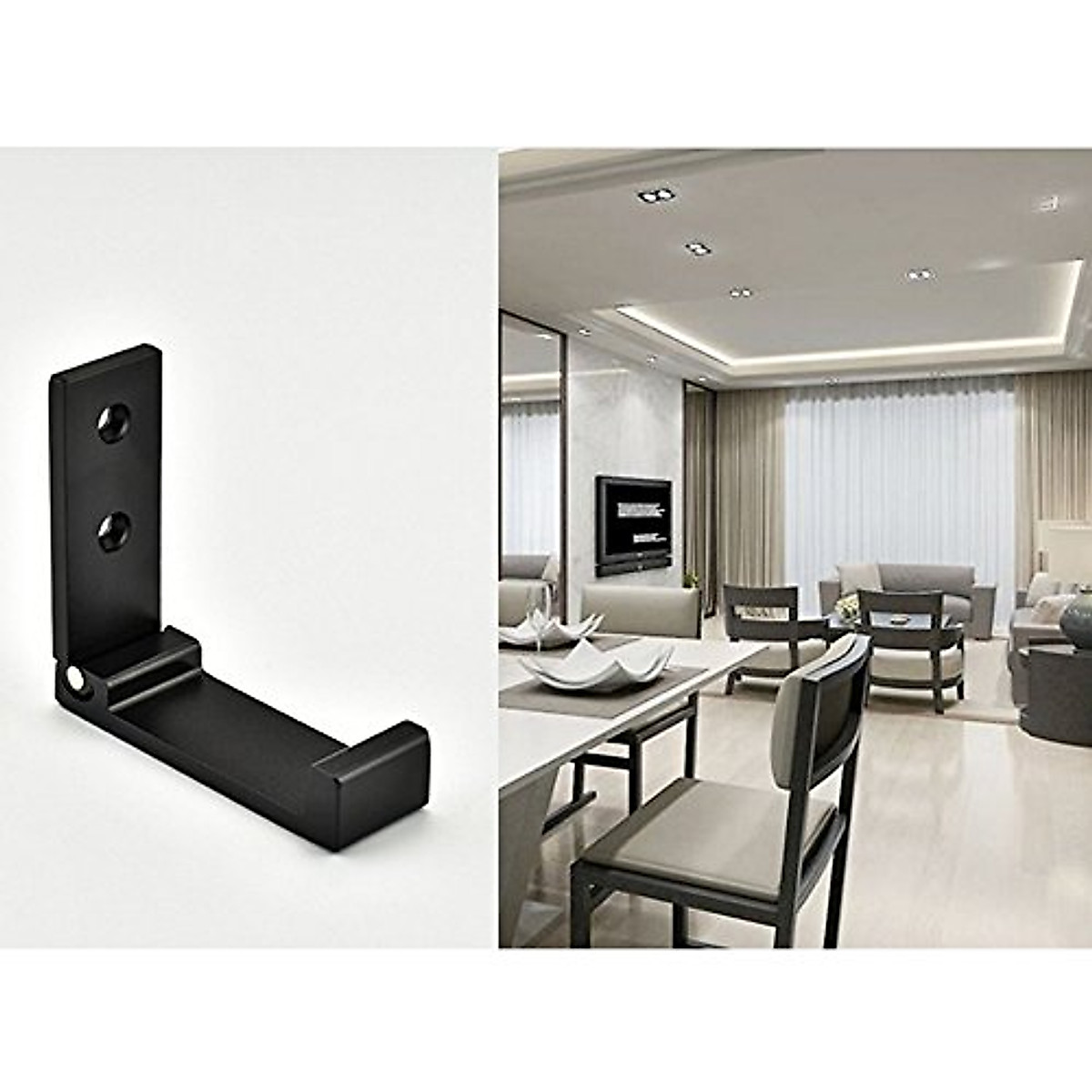 Aluminum Alloy Folding Clothes Hook Coat Rack Single Hook Foldable Wall Mounted Set of 3