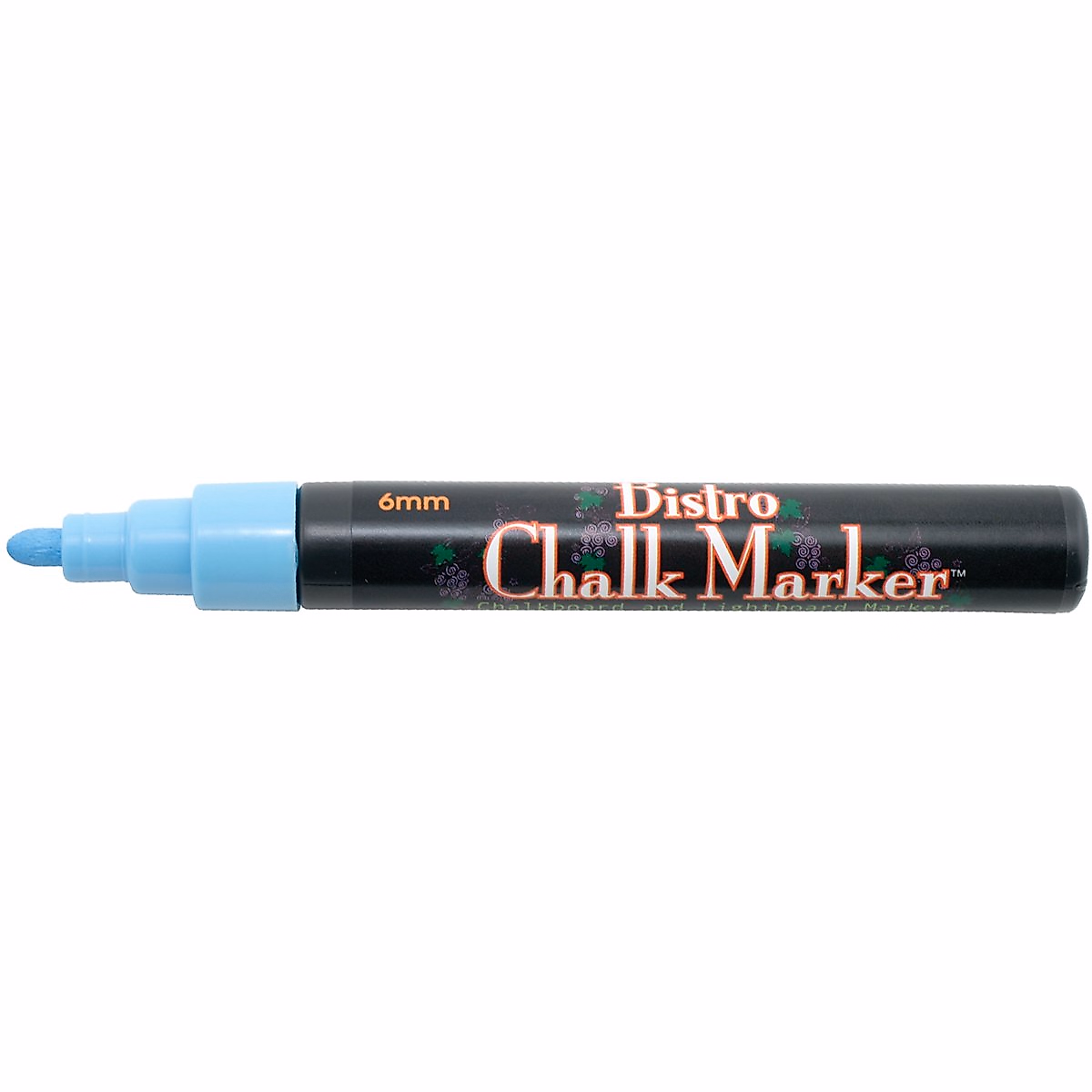 Uchida 480-C-F3 Marvy Broad Point Tip Fluorescent Bistro Chalk Marker, Blue