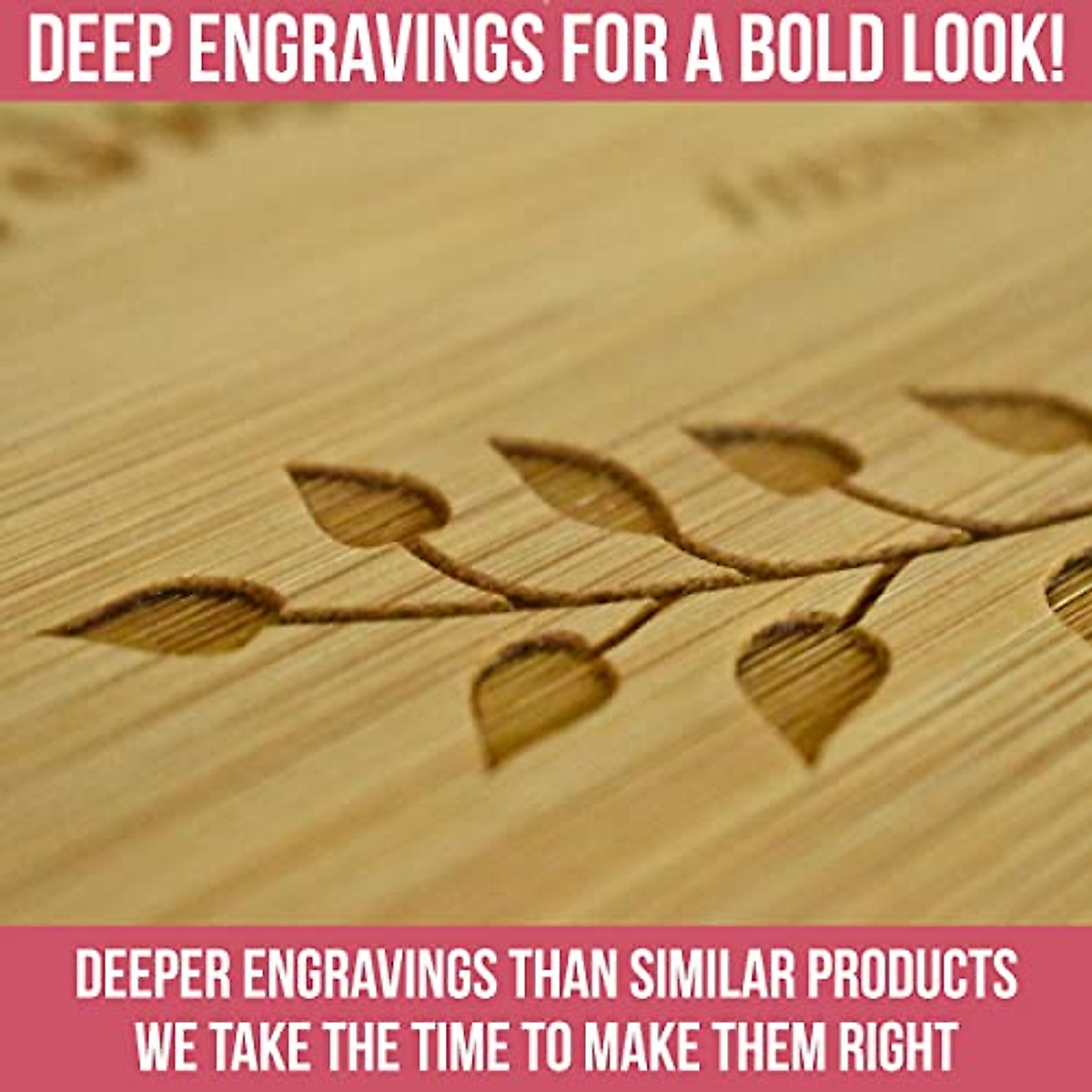 Brew City Engraving - Personalized Custom Laser Engraved Bamboo Cutting Boards for Weddings, Engagements, Anniversary & more!