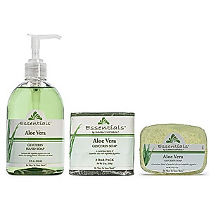 Clearly Natural Glycerine Bar Soap, Aloe Vera, 12 oz, 3 Count