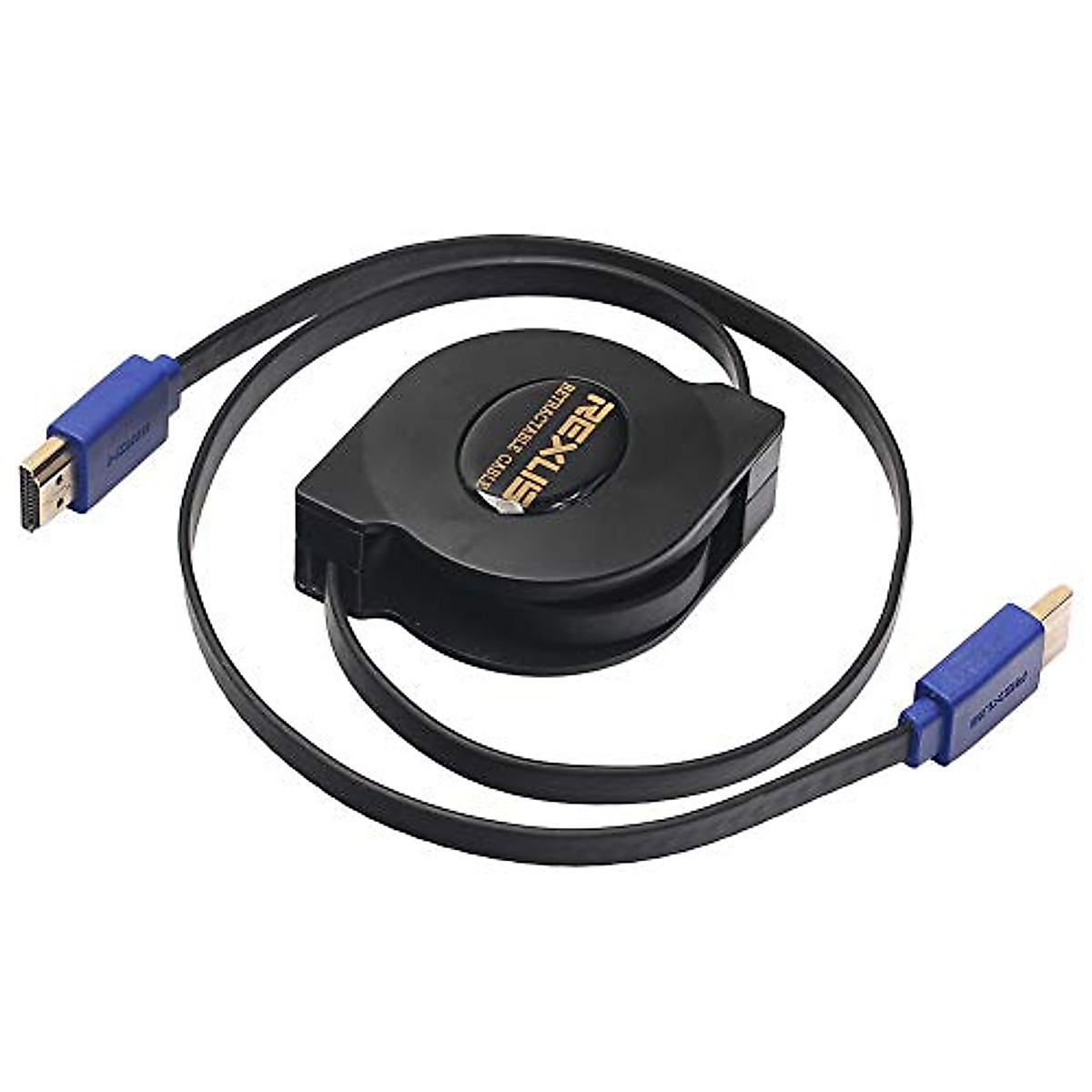Northbear Retractable HDMI Cable Super Speed 1 M/1.8M 3 in 1 3D + 90°/270° Male to Female Adapter Converter (6ft(1.8M)) 1