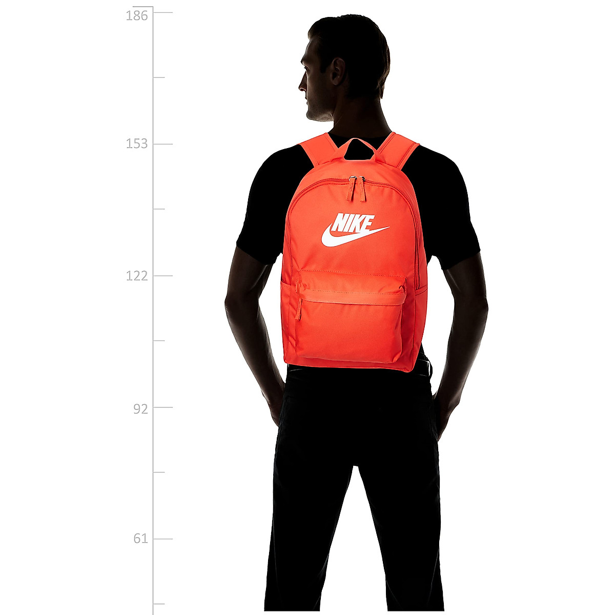 Nike Heritage Unisex Backpack Chile Red/Black/White
