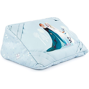 Jay Franco Disney Princess Social Small Tablet Pillow - Soft Holder Rest Support Pillow Features Cinderella, Belle, Jasmine, Rapunzel, & Tiana (Official Disney Product)