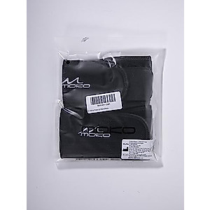 MoKo Wrist Brace, (2 Pack) Adjustable Athletic Wrist Support Wrist Wraps for Women Men Working Out, Tennis, Weightlifting, Biking, Carpal Tunnel, Black