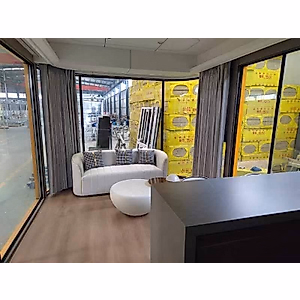 Futuristic Mobile Capsule Home - 1 Bedroom, Full Bathroom, Kitchen & Living Area - Sleek Portable Cabin