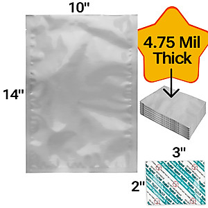 Dry-Packs 30-1 Gallon Mylar Bags & Oxygen Absorbers for Dried Food & Long Term Storage by Dry-Packs®!