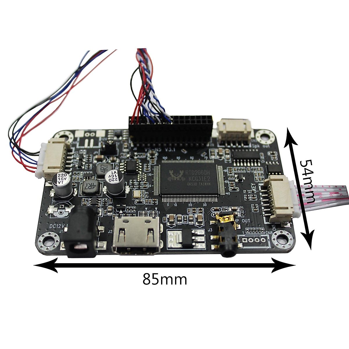HDMI Controller Board LVDS 40 Pin for 10.1" 1024x600 LTN101NT02 B101AW03 N101L6 LP101WSA BT101IW03 CLAA101BN01 HSD101PFW2 LP101WH2 N101BFE B101AW06 LCD Screen