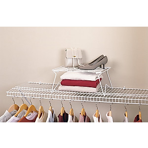 ClosetMaid 71082 18-Inch Wide Stacking Shelf for Wire Shelving, White