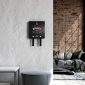 CHIC FIRE Designer Fire Blanket 47” x 47” - Stylish Fire Blanket for Home & Kitchen - Flame-Retardant Fiberglass Emergency Blanket - Designed for Kitchen, Workspace, Restaurant - Red Whisky