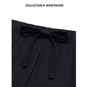 Femofit Pajamas Set for Women Lace Cami Tops and Shorts Cotton Modal Lingerie Soft Sleepwear Pjs (Black,M)