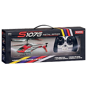 Syma S107/S107G R/C Helicopter with Gyro- Red