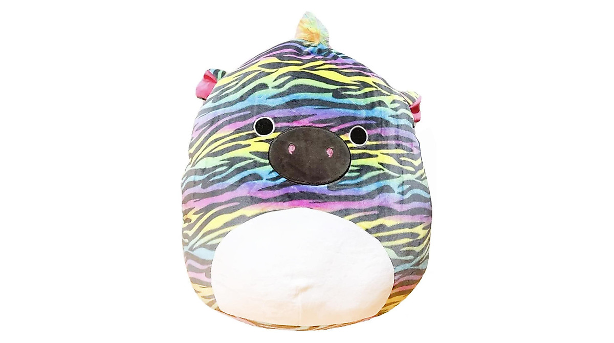 Squishmallows Safiyah The Rainbow Zebra - 8" Soft Plush Toy