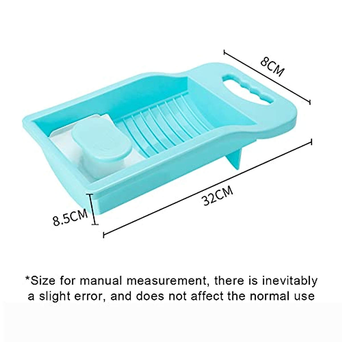 Washboard for Laundry, Personal Underwear Sock Washing Board Plastic Mini Hand Washing Machine for Hand Washing Diaper Clothes and Small Items