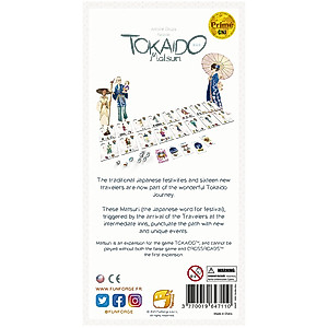 Funforge Tokaido Matsuri 5th Edition Board Game Expansion | Strategy Game | Adventure Game | Exploration Game | Ages 8+ | 2-5 Players | Average Playtime 45 Minutes | Made by Funforge