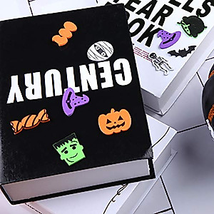 Motarto 500 Pieces Halloween Foam Craft Stickers Self Adhesive Halloween Theme Stickers for Halloween Thanksgiving Party Decoration