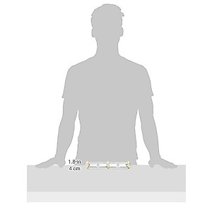 Moen 7603CB Yorkshire Robe Hook, Chrome and Polished Brass