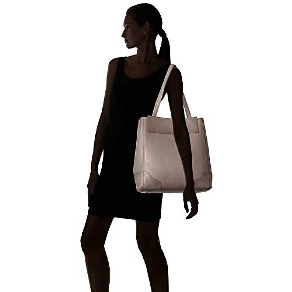 Frye Charlie Simple Tote, Grey