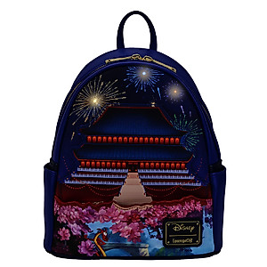 Loungefly Disney Mulan Castle Light Up Mini Backpack Mulan One Size
