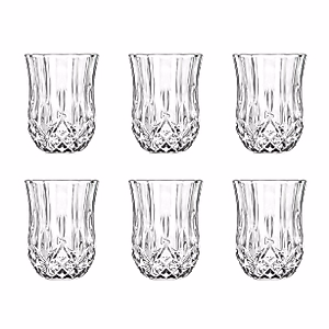 Barski Shot Glass - Set of 6 Glasses - Crystal Glass - Beautifully Designed - Use it for - Shot - Vodka - Liquor - Cordial - Each Glass is 2 oz Made in Europe