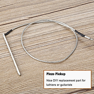 Pickup, High Sensitivity Under-Saddle Pickup Transducer with 2.5mm Jack DIY Replacement Parts for Acoustic Guitar Pickup accessories