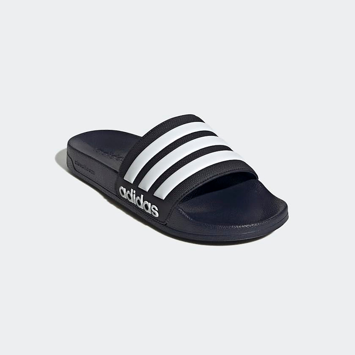 adidas Unisex Adilette Shower Slides Sandal, Legend Ink/White/Legend Ink, 10 US Men