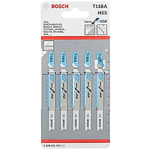 Bosch 2608631507 Jigsaw Blade T118 A 3 Pcs