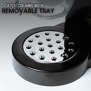 Cereal Dispenser Containers Storage Candy Dry Food Container Countertop Rotating Knob Exultimate