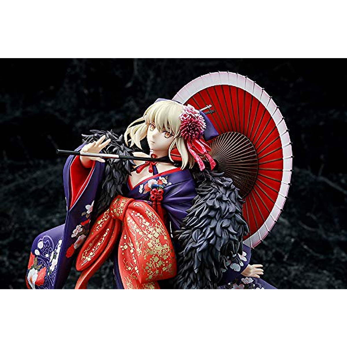 Kadokawa Fate/Stay Night: Heaven's Feel: Saber/Alter (Kimono Version) 1:7 Scale PVC Figure, Multicolor