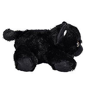 Wild Republic Black Cat Plush, Stuffed Animal, Plush Toy, Gifts for Kids, Hug’Ems 7"