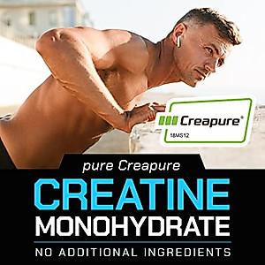 Muscle Feast Creapure Creatine Monohydrate Powder, Vegan Keto Friendly Gluten-Free Easy to Mix, Mass Gainer, Muscle Recovery Supplement and Best Creatine for Muscle Growth, Unflavored, 300g